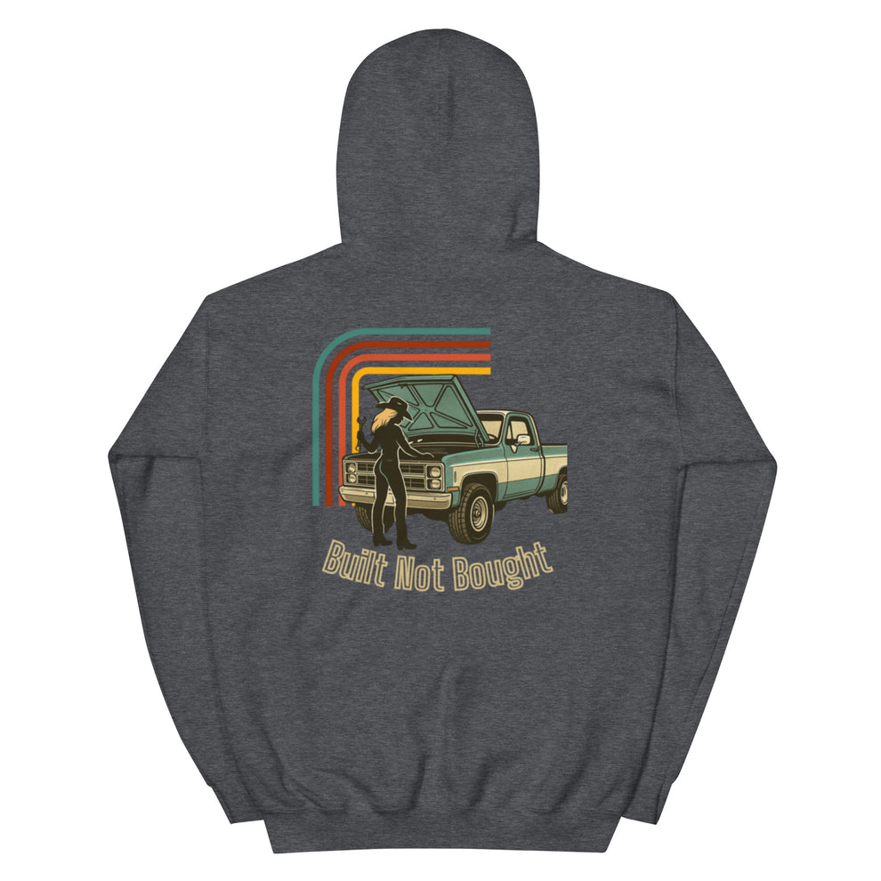 Built not Bought Square body Hoodie – Rust Ridge Ranch
